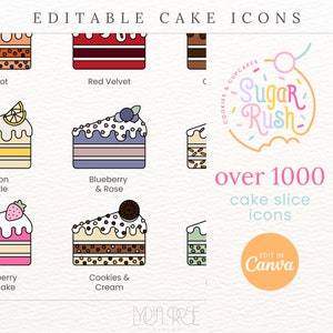 Pre-made Cake Icons - Create Your Own Cake Icons - Cake Logo Designer ...