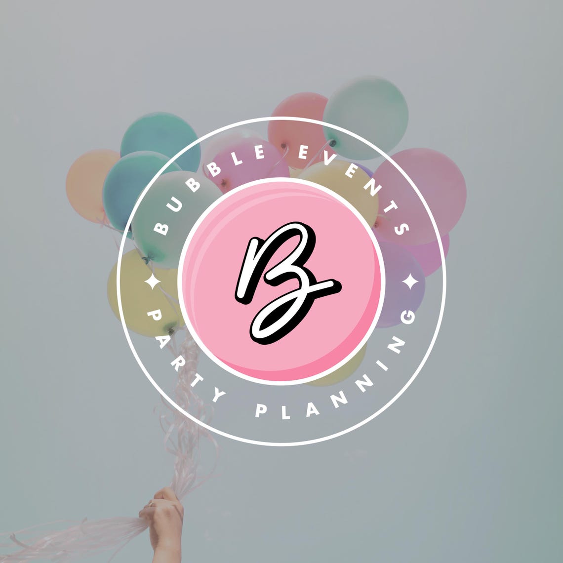 Pre-made Rainbow Events Logo - Retro Event Logo - Logo Design - Balloon ...