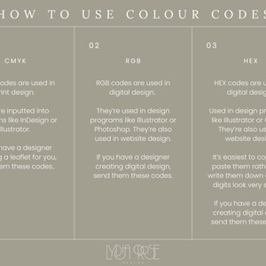 Premium Colour Palette | Colour Palette With CMYK, RGB & Hex Codes ...