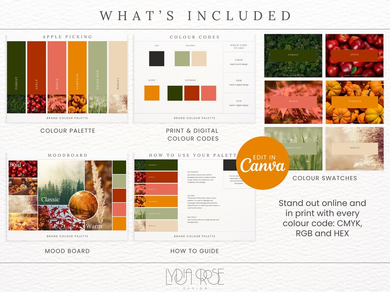 Autumn Premium Colours | Colour Palette With CMYK, RGB & Hex Codes ...