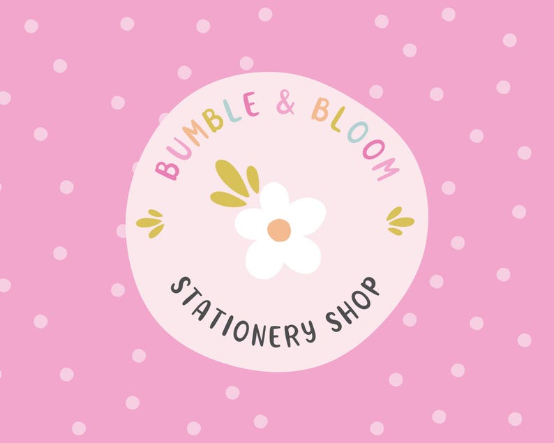 Bright Canva Logo | Colorful Fun Template | Editable Small Business ...