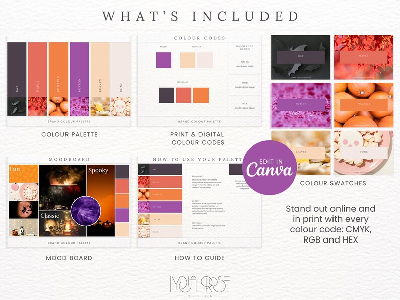 Halloween Premium Colours | Colour Palette With CMYK, RGB & Hex Codes ...