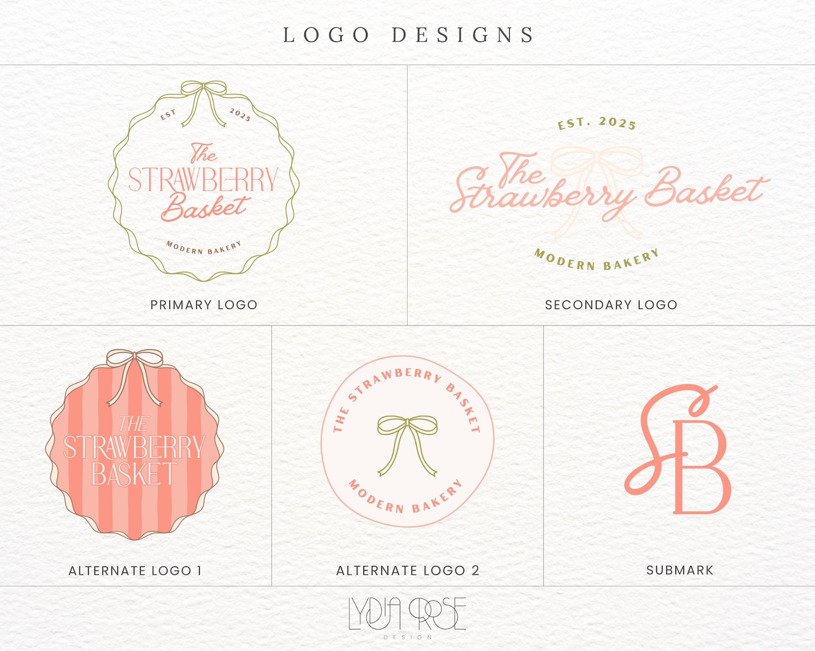 Coquette Logo Design | Editable Canva Template for Feminine Branding ...
