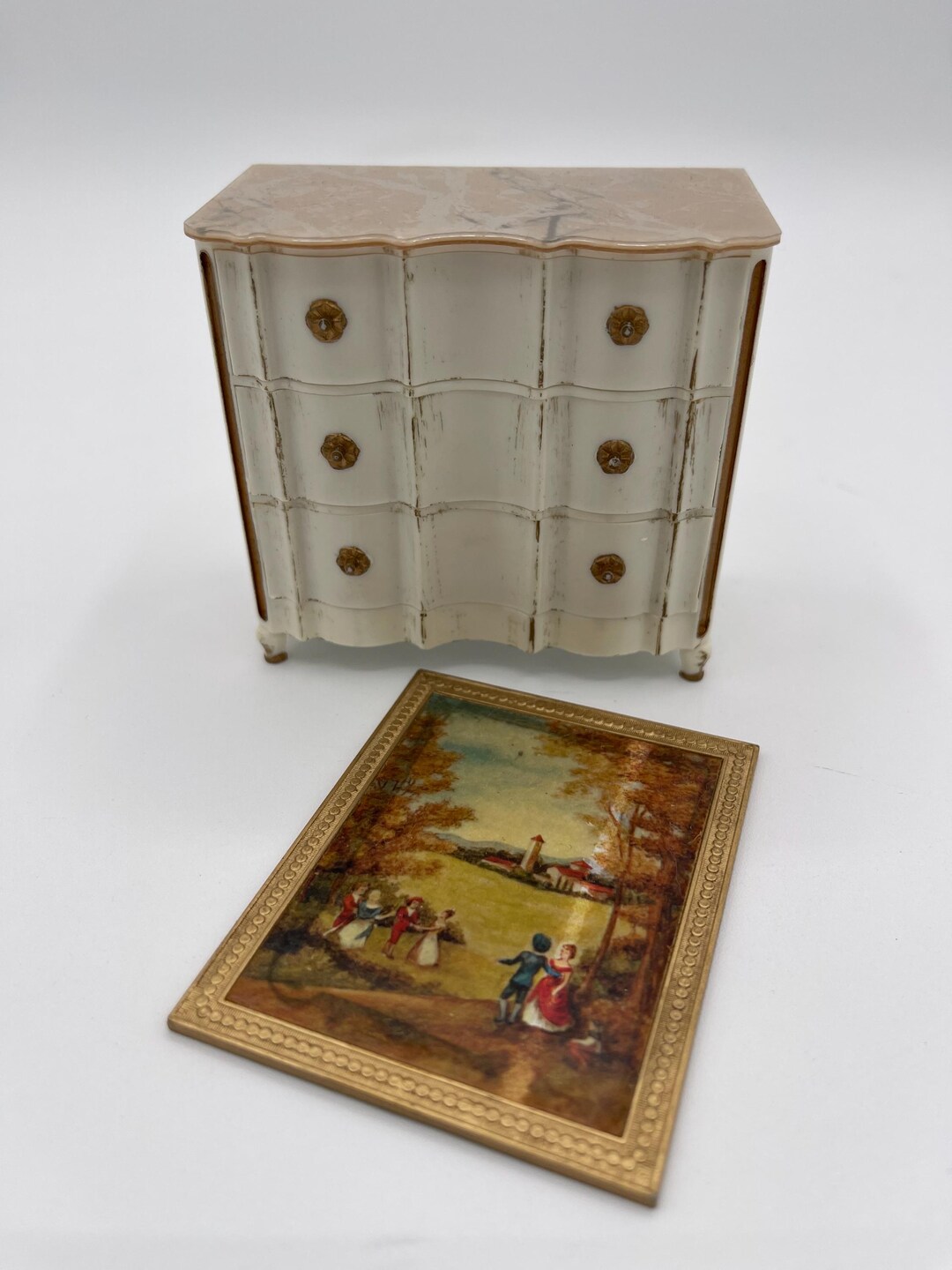 Vintage Ideal Petite Princess Dollhouse Miniature Chest – 1960s Palace ...