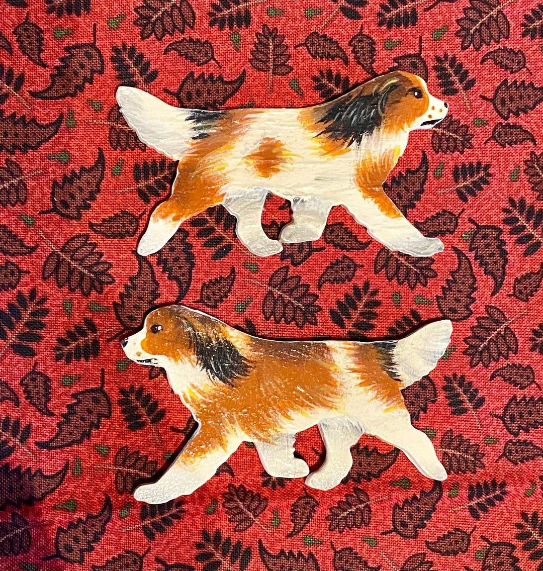 Nederlandse Kooikerhondje, Hand Painted Original Design, Dutch Decoy ...