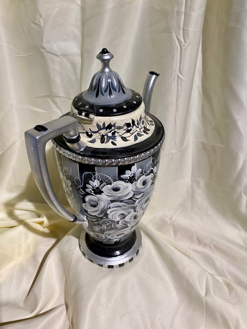 Original Design, Hand Painted, Repurposed Teapot - Etsy