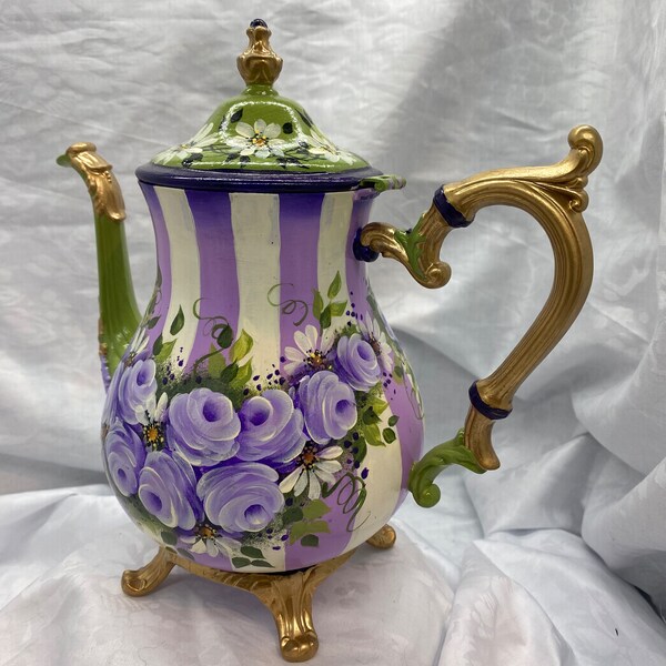 Hand Painted Teapots - Etsy
