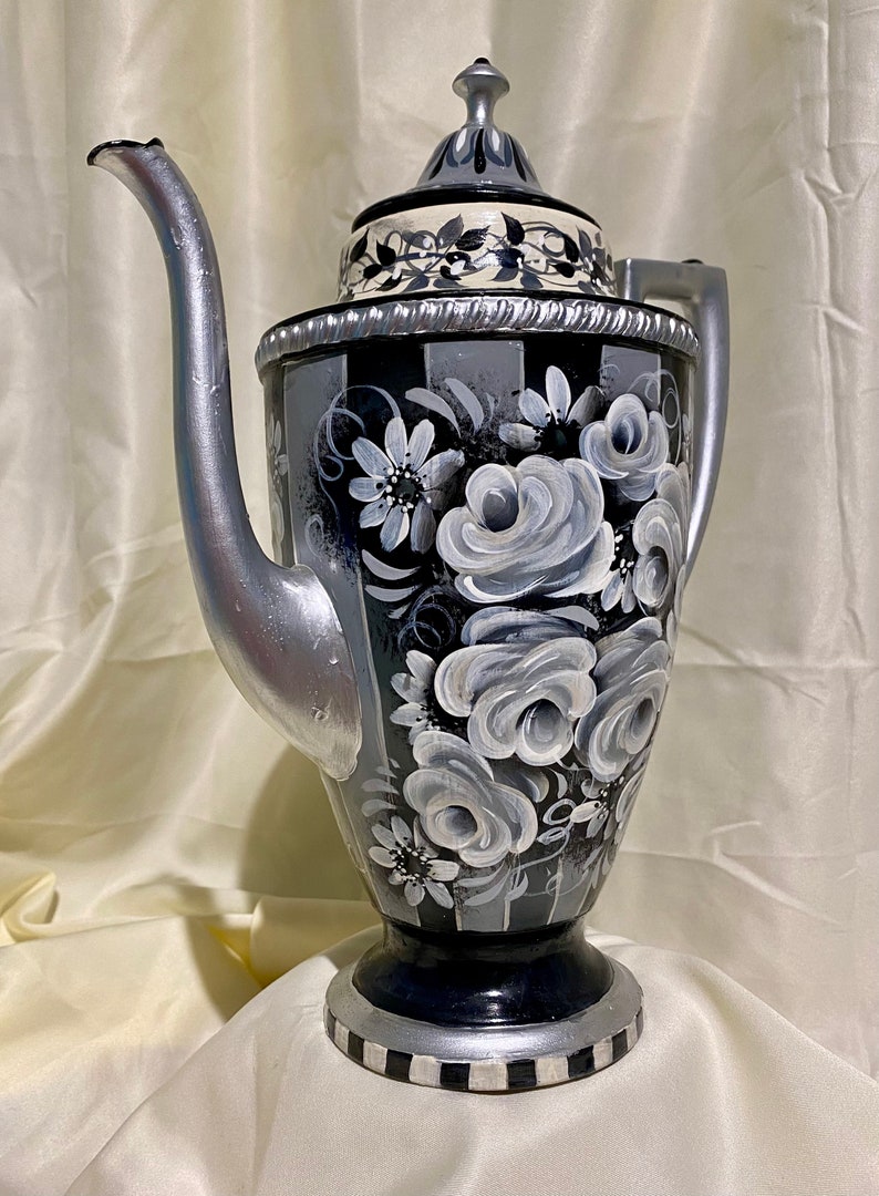 Original Design, Hand Painted, Repurposed Teapot - Etsy