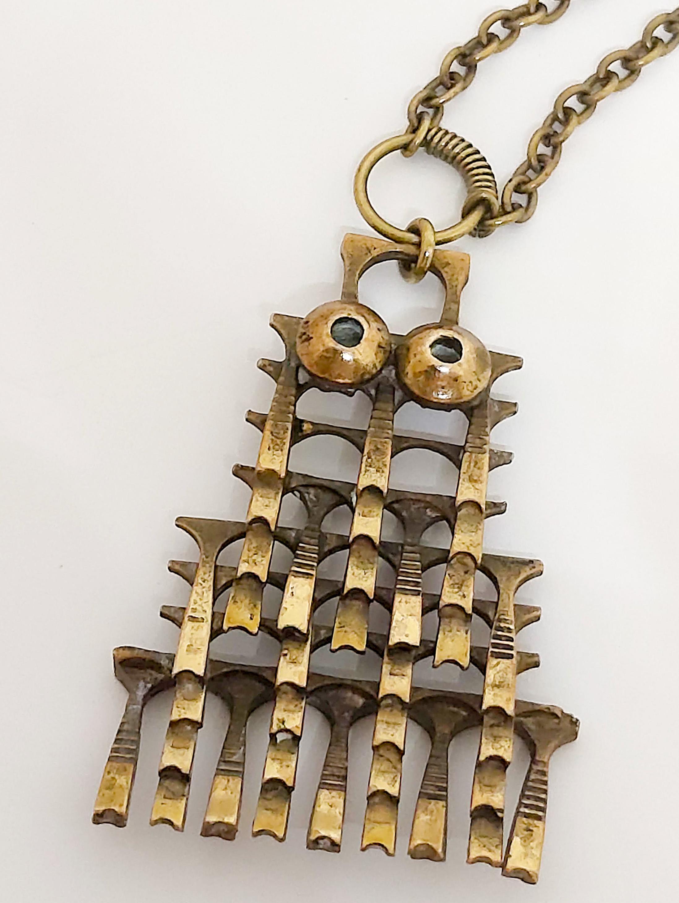 Vintage Pentti Sarpaneva Bronze Pendant Necklace ,kalevala Koru 1960s ...
