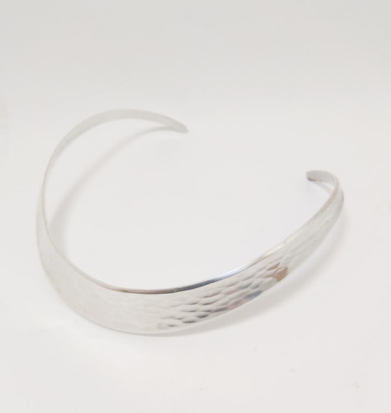 Vintage neck ring choker torque design, Alton, Scandi… - Gem