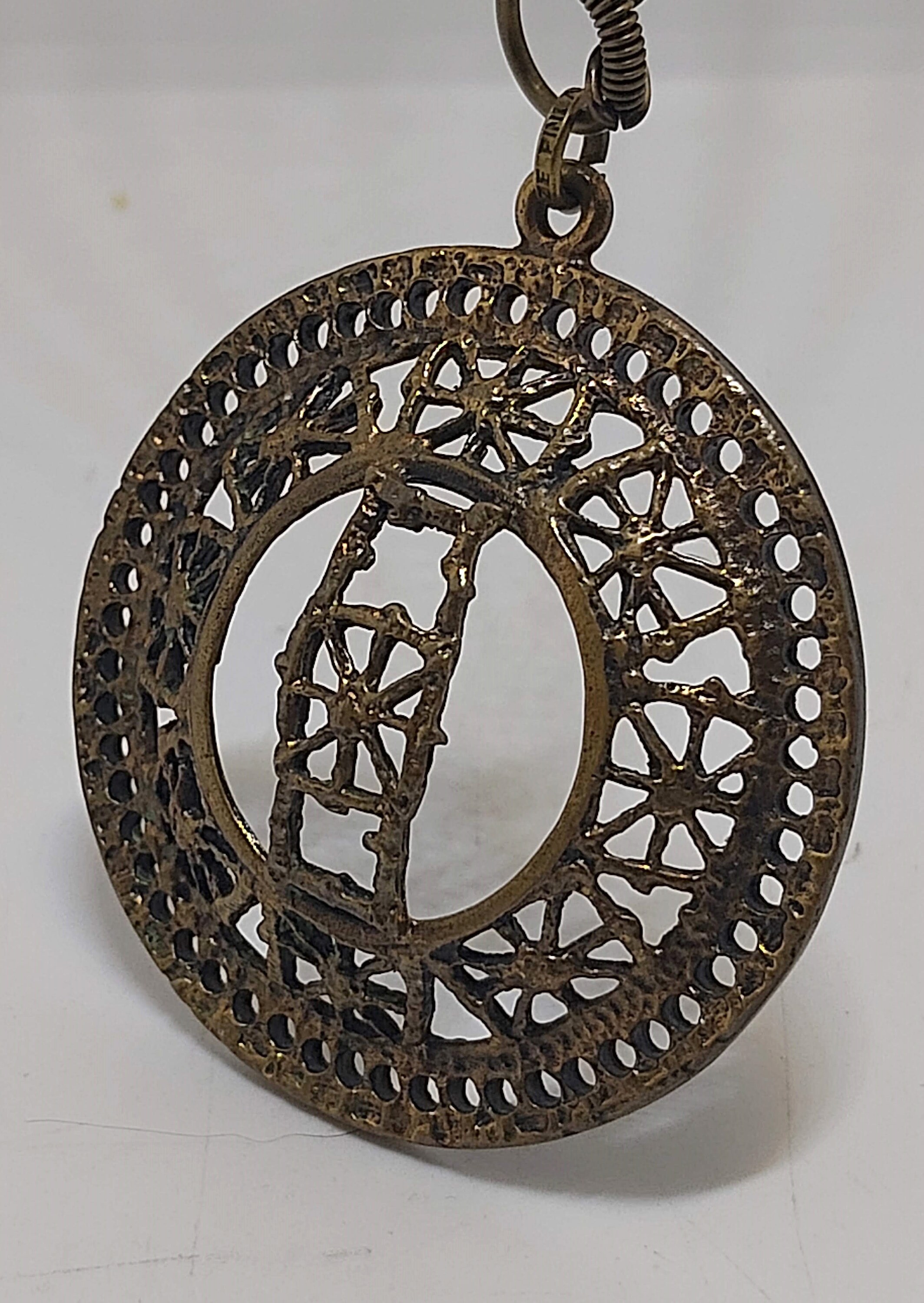 Vintage Pentti Sarpaneva, Large "pitsi" "lace" Bronze Pendant and Chain ...