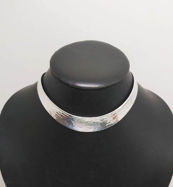 Vintage neck ring choker torque design, Alton, Scandi… - Gem