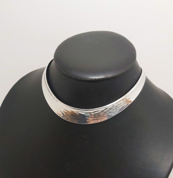 Vintage neck ring choker torque design, Alton, Scandi… - Gem