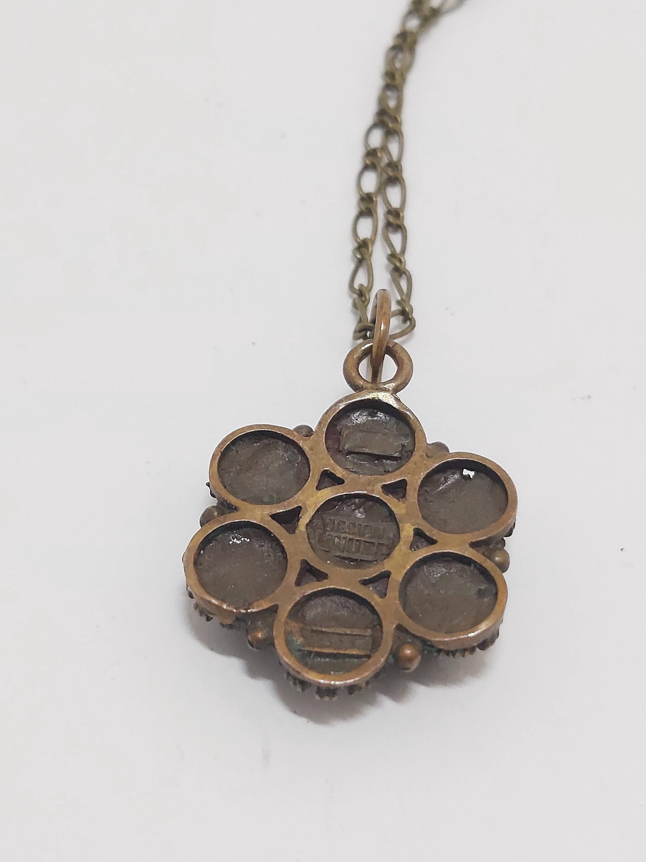 Vintage Norwegian Circular Bronze Pendant Necklace – Design Knut P ...