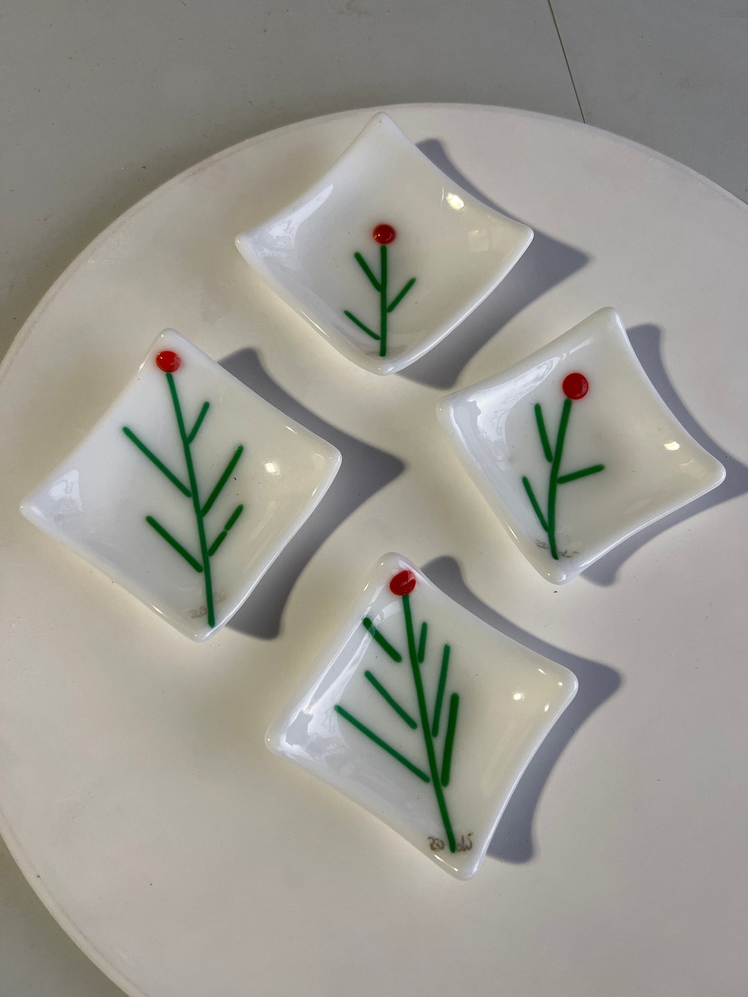 Christmas Tree Trinket Dish - Etsy