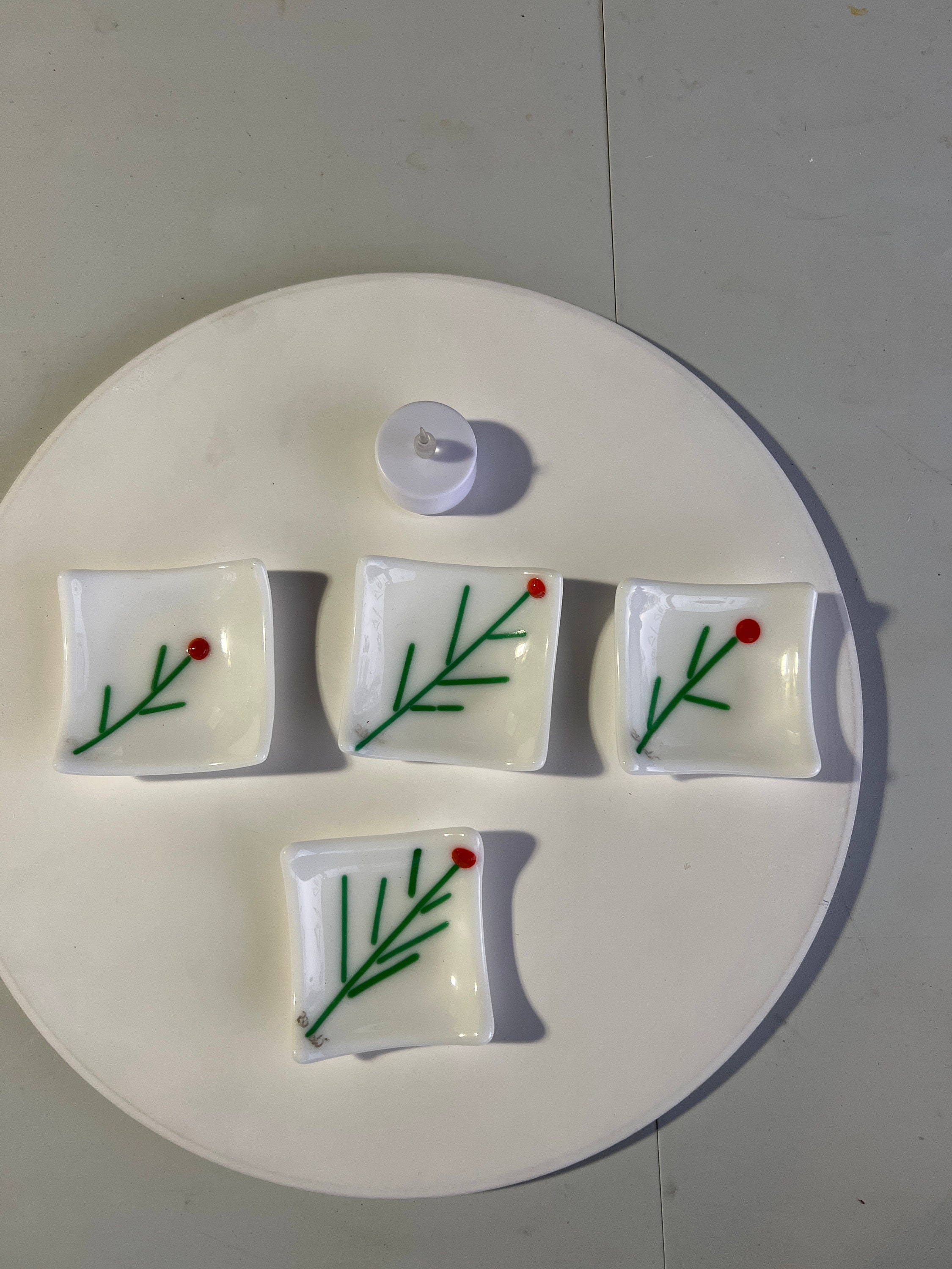 Christmas Tree Trinket Dish - Etsy