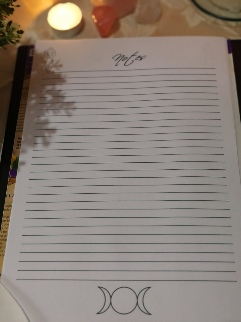 Digital Planner Page Pagan Themed - Etsy