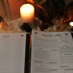 Digital Planner Page Pagan Themed Large - Etsy