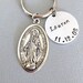 Personalized Virgin Mary Keychain, Name Keychain, First Communion Gift ...
