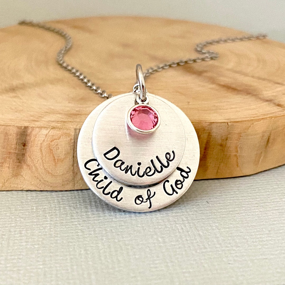 Personalised Child of God Necklace, Baptism Gift Box, LDS Gift ...