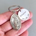 Personalized Virgin Mary Keychain, Name Keychain, First Communion Gift ...
