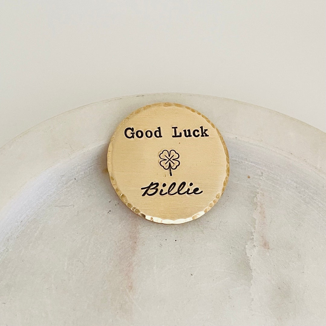 Double Sided Good Luck Token, Entrance Exam Gift, Student Gift, College ...