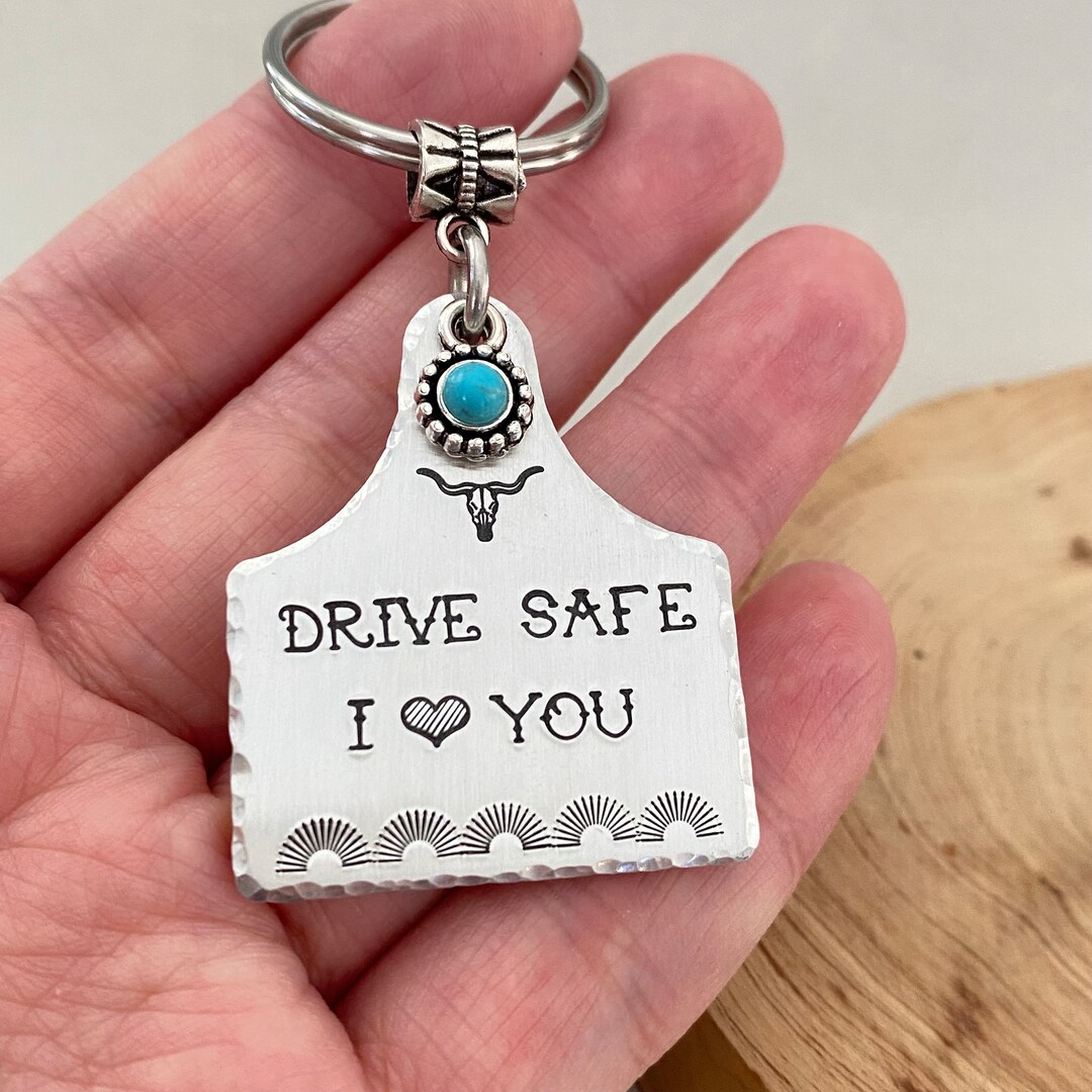 Double Sided Drive Safe Keychain, Gift for Him, Boyfriend Gift, 16th ...