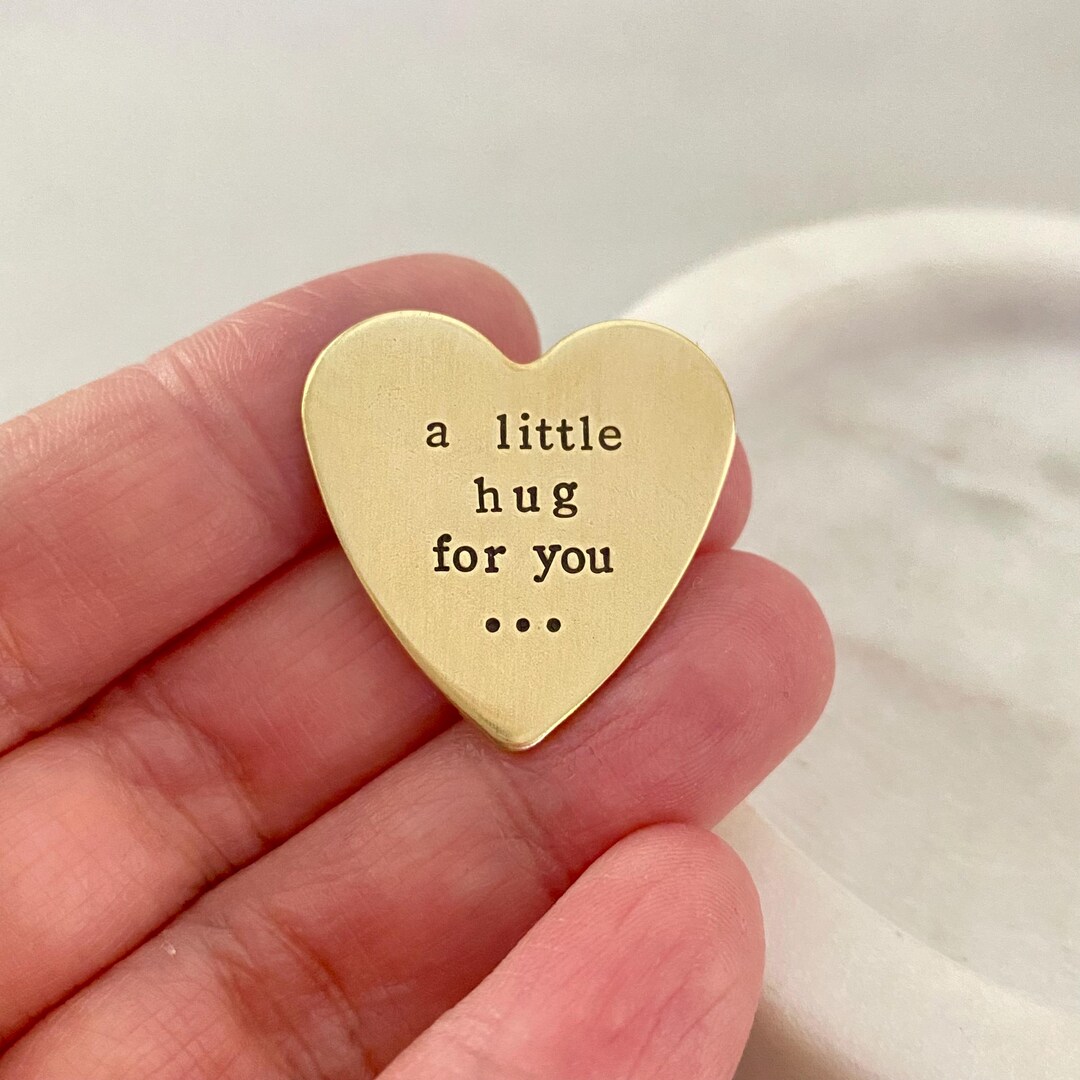 Double Sided Pocket Hug Token, Long Distance Gift, Gift From Mum ...