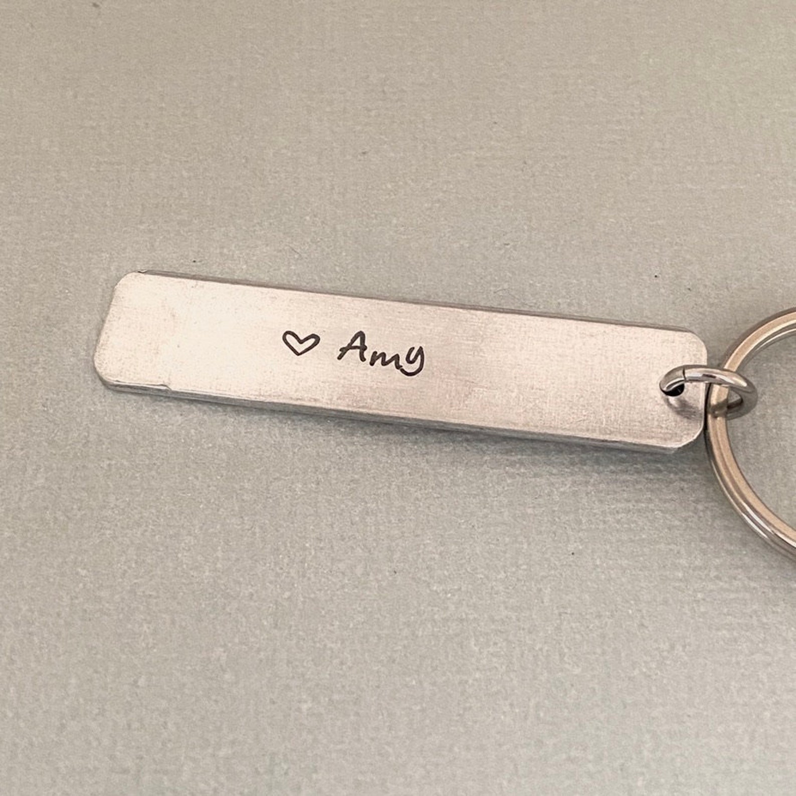 Double Sided Long Distance Keychain Gift for Husband - Etsy
