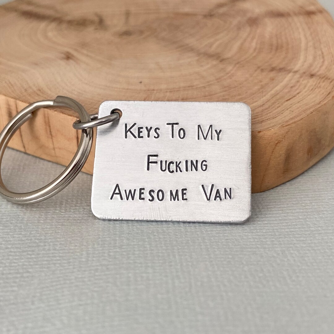 Double Sided Van Keychain, Van Driver Gift, VW Camper, Builder Gift ...
