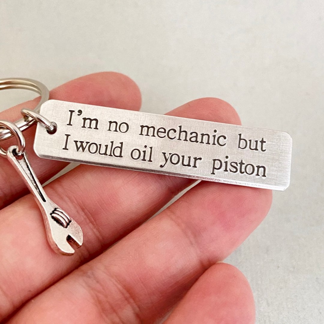 Double Sided Mechanic Keychain, Tool Keyring, Car Lover Gift, Gift for ...