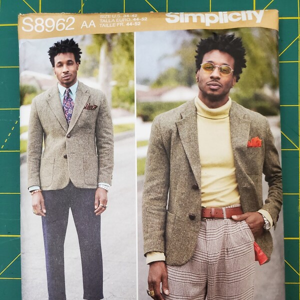 Mens Blazer Pattern - Etsy