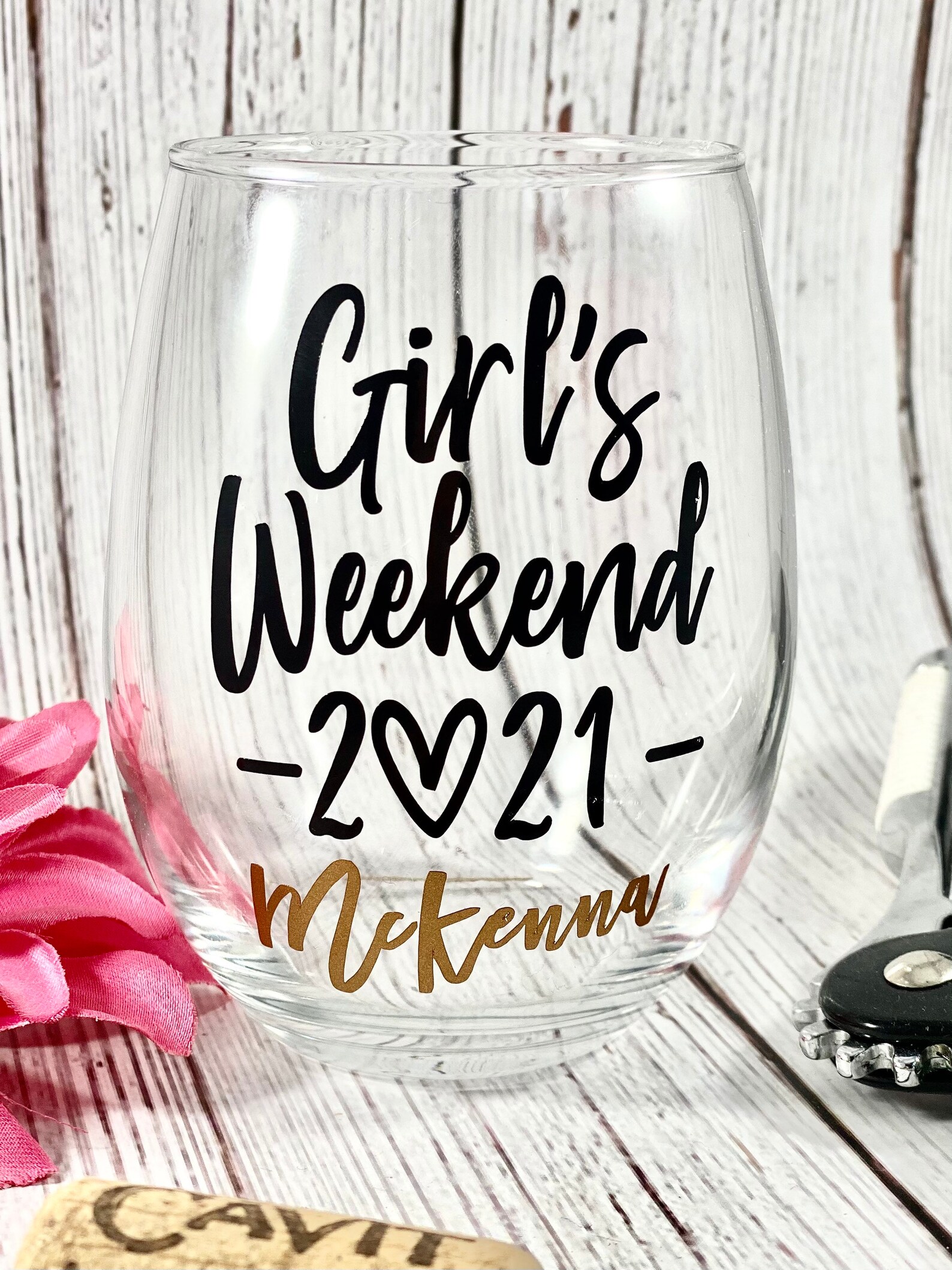 Girls Trip Girls Vacation Bachelorette Wine Glass Vacation - Etsy