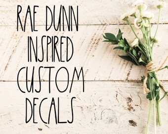 Rae Dunn Decal | Etsy