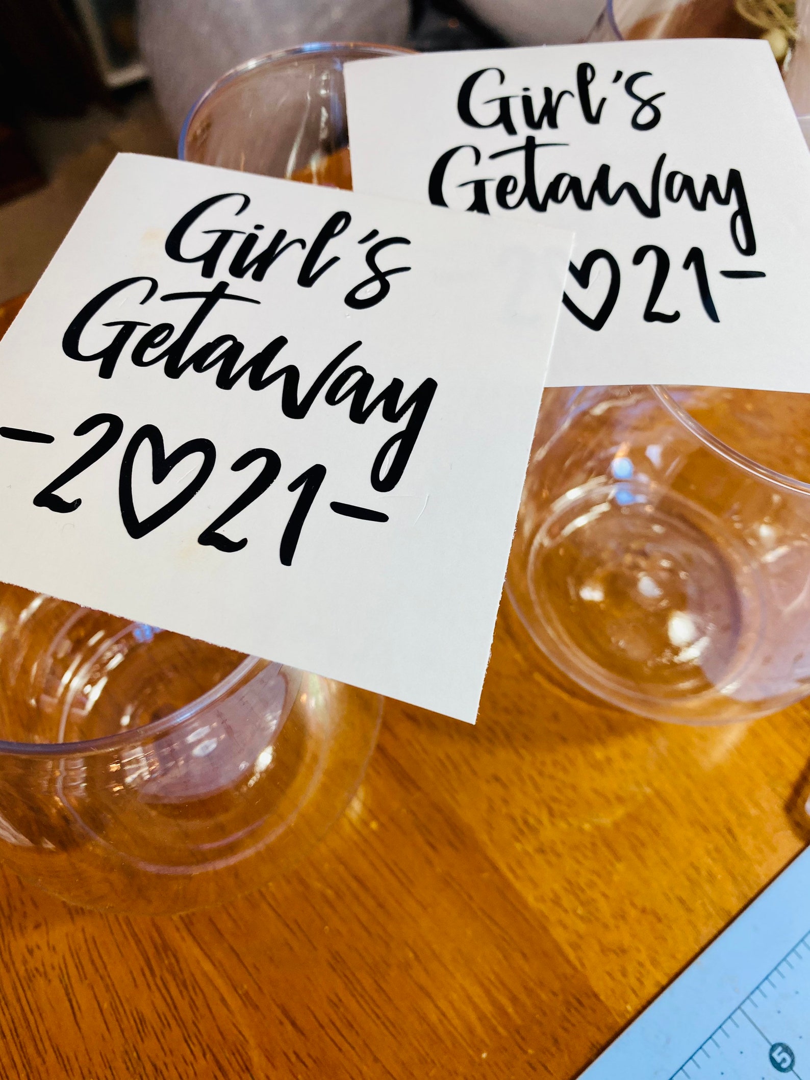 Girls Trip Girls Vacation Bachelorette Wine Glass Vacation | Etsy