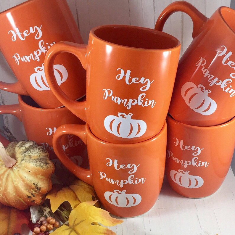 Pumpkin Mug Hey Pumpkin Fall Mug - Etsy