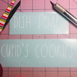 Rae Dunn Inspired Decals, Rae Dunn Decals, Custom, Personalized Decal ...