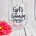 Girls Trip Girls Vacation Bachelorette Wine Glass Vacation - Etsy