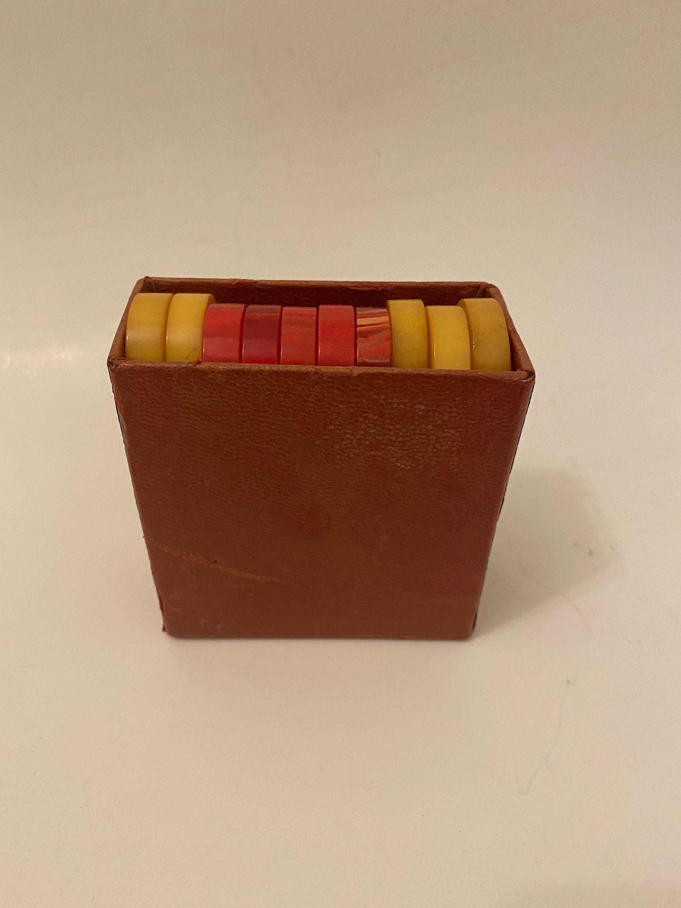 Thick Marbled Swirl Bakelite Backgammon Checkers, With Case - Etsy