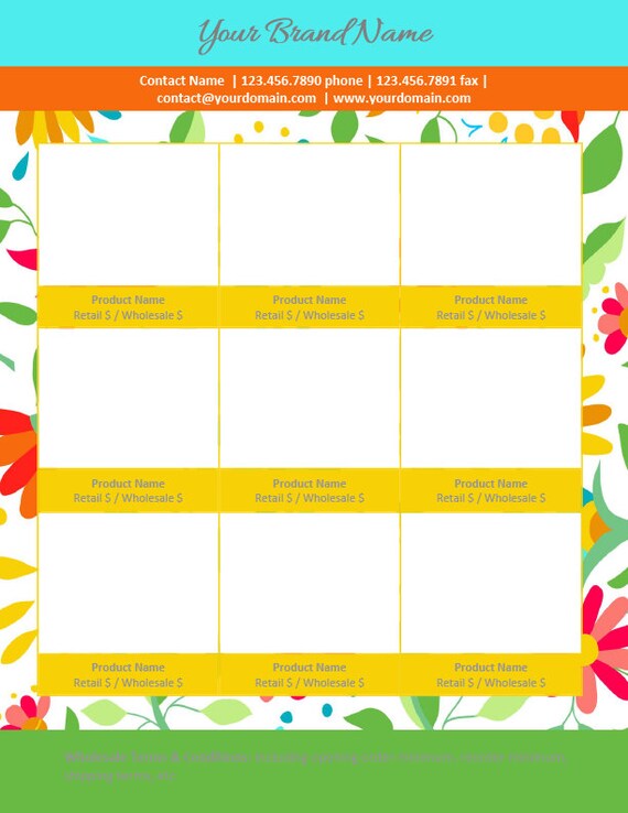 Microsoft Word Line Sheet Instant Download Template Bright | Etsy