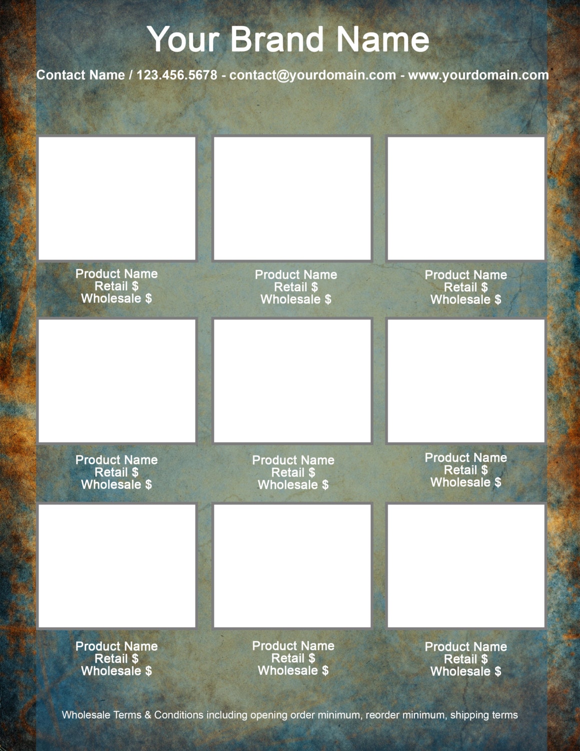 Microsoft Word Line Sheet Instant Download Template Concrete Grunge by ...