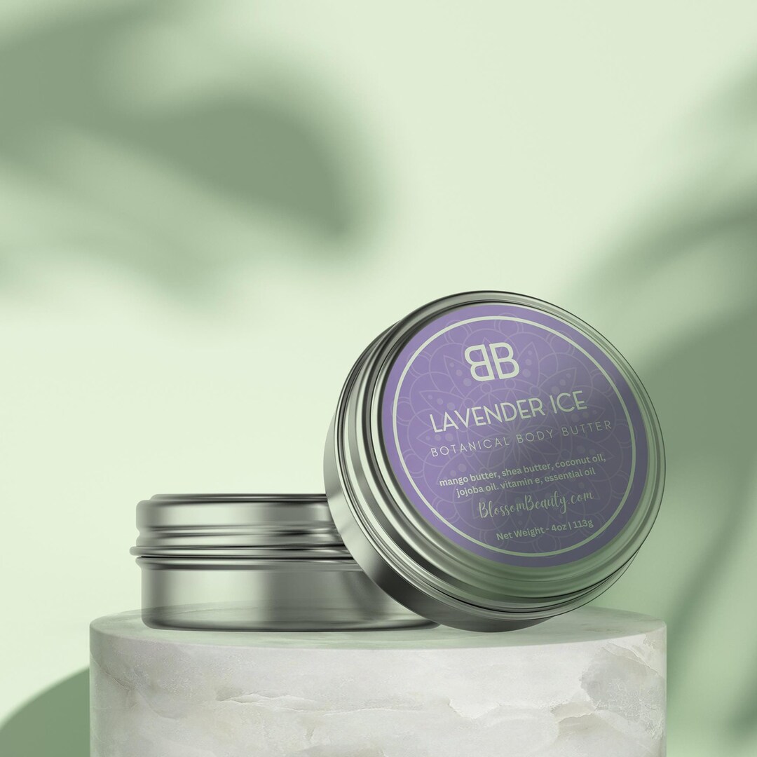 Sherbert Ice Label Canva Template, Editable Label, Modern Label, Circle ...