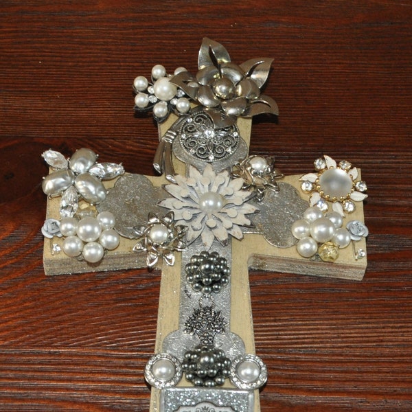 Jeweled Cross - Etsy