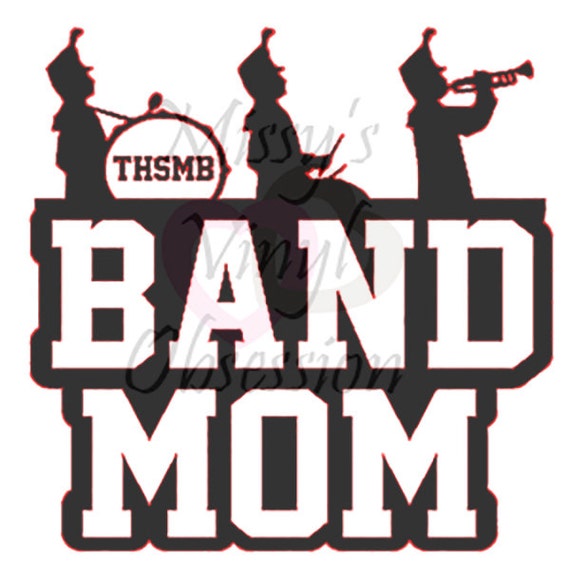 Band Mom Decal for Car Laptop Notebook Etc. - Etsy