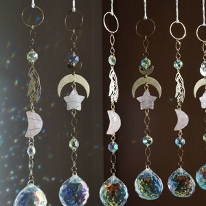 Long Hanging Suncatcher Brass Metal Messing Gold Hippie Sun Catcher ...