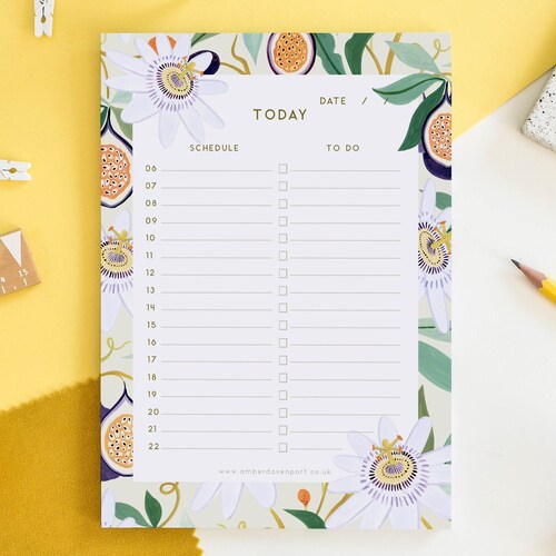 To Do List Notepad / Daily Planner Desk Pad / A5 Desk Planner - Etsy