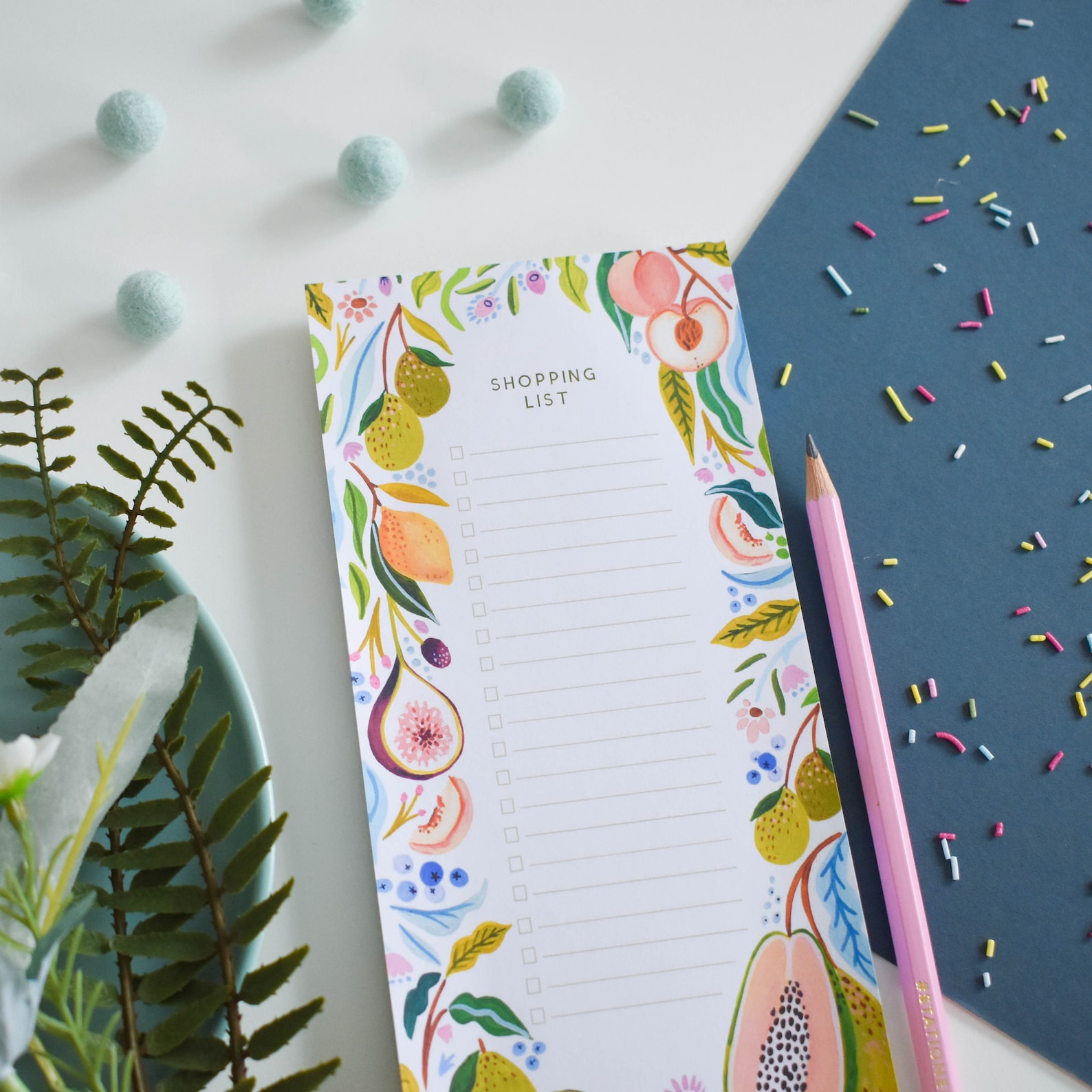 Grocery List Notepad, Shopping List, Magnetic Notepad, Food Planner ...