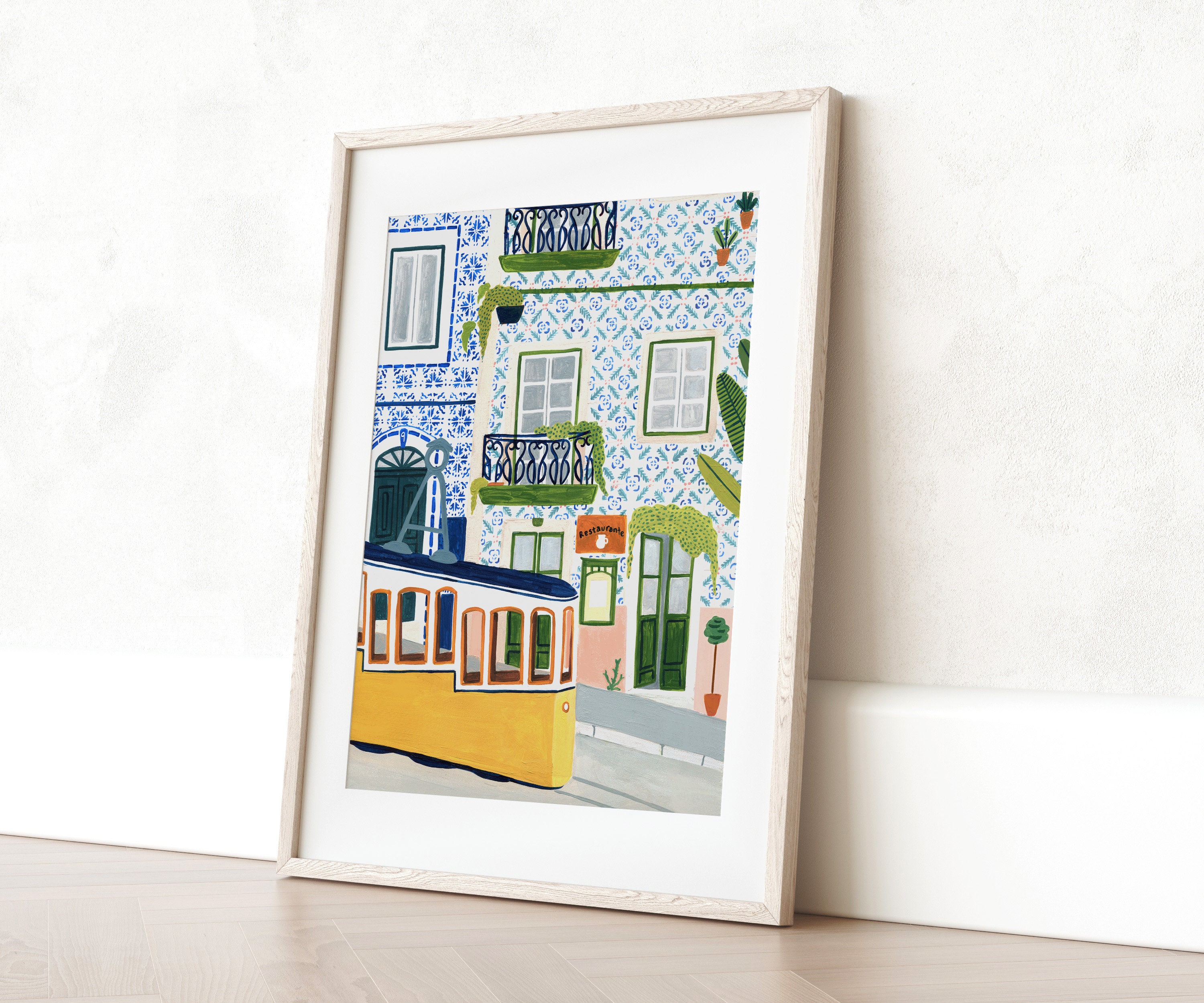Lisbon Portugal Art Print Travel Print Portugal Travel - Etsy UK