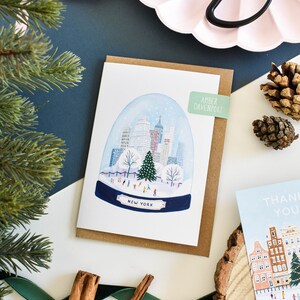 New York Christmas Card Travel Christmas Card Holiday Card - Etsy UK