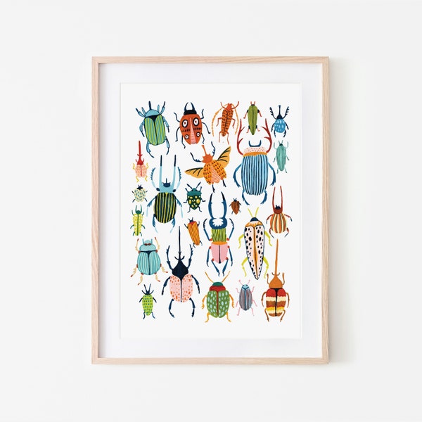 Bug Art Print - Etsy